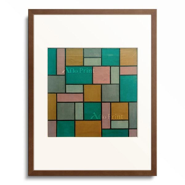 Doesburg, Theo van (born Christian E.M.Kupper),1883-1931,Dutch artist.“Komposition XVII” (Composition, XVII), 1919.Oil o...