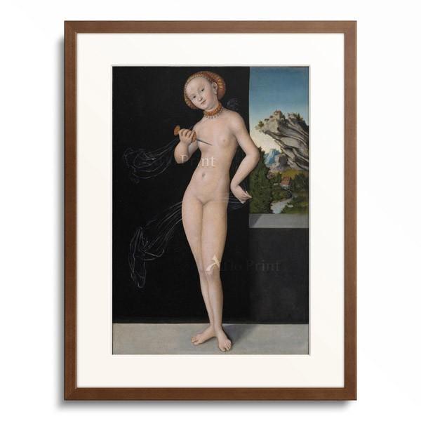 Cranach, Lucas the Elder, 1472-1553.“Lucretia”, 1528.(The Roman woman Lucretia, wife of Collatinus, kills herself after ...