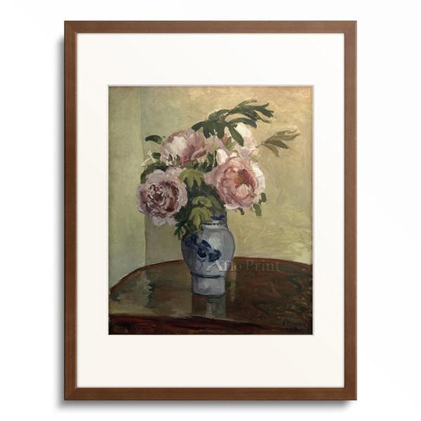 Camille Pissarro.1830-1903.“Bouquet de pivoines roses” (Bouquet of pink peonies), 1873.Oil on canvas, 73 × 60 cm.Oxford,...