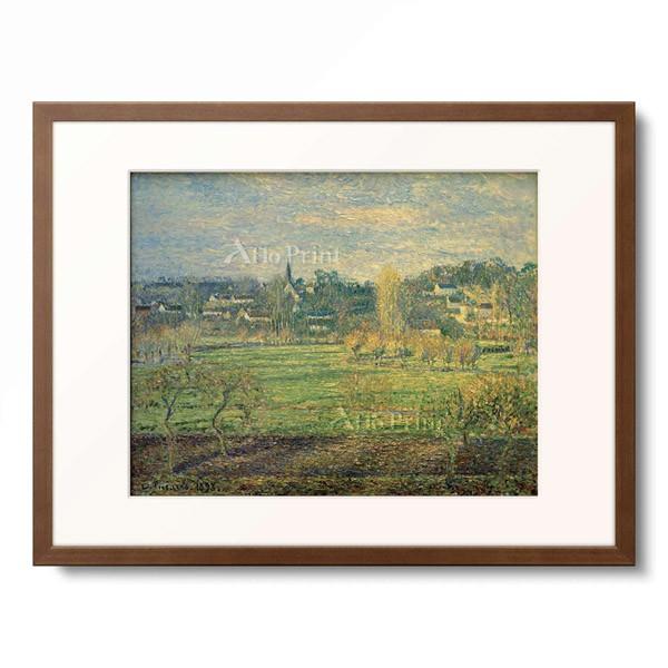 Camille Pissarro.1830-1903.“Fevrier, soleil levant, Bazincourt” (February, Sunrise, Bazincourt), 1893.Oil on canvas, 65....