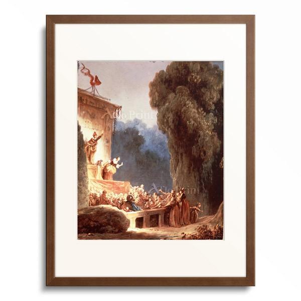 Fragonard, Jean-Honore 1732-1806."Les charlatans", 1775.Oil on canvas, 49 × 38cm.Zurich, Buehrle Collection.