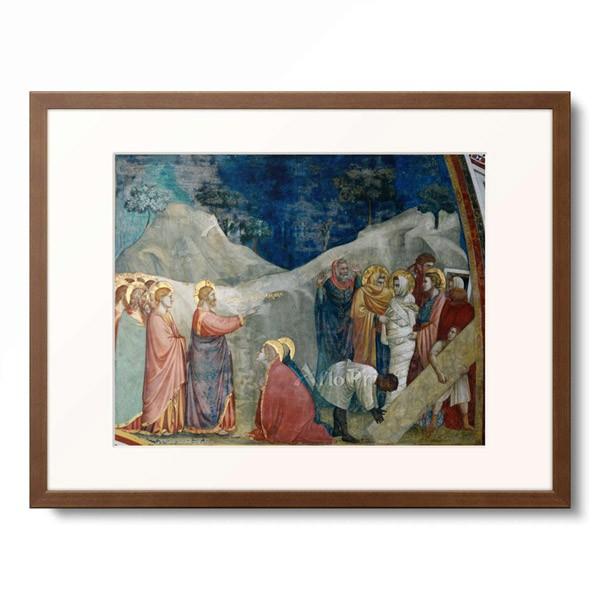Giotto school,c. 1320."The Raising of Lazarus".Fresco.Assisi (Umbria), S.Francesco,lower church, Magdalene Chapel,west w...
