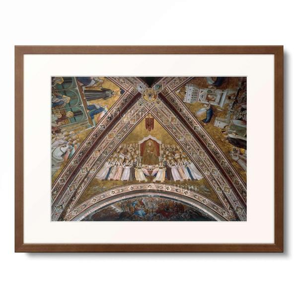 Giotto di Bondone c. 1266 - 1337."The glorification of St. Francis".Fresco, c. 1320.Assisi, S. Francesco (Lower church, ...