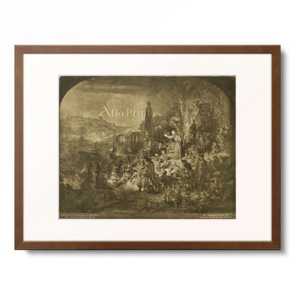 Rembrandt, Harmensz van Rijn Dutch painter, 1606-1669."The Sermon of St John",ca. 1635/36.Oil on canvas on oakwood, 62 ×...