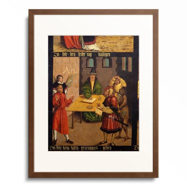 Cranach, Lucas the Elder 1472-1553."Das 8. Gebot: Du sollst nicht falsch Zeugnis reden wider Deinen Naechsten."(8th Comm...