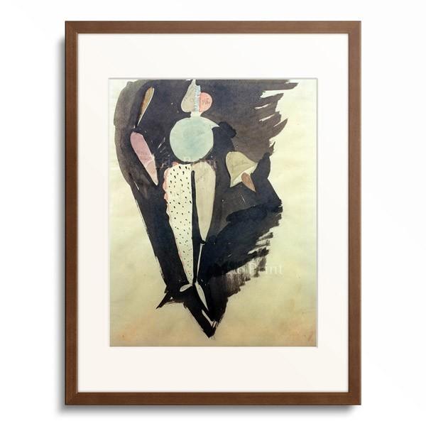 Schlemmer, Oskar 1888-1943."The Abstract, c. 1919.(Figurine for the Triadic Ballet; 1920/22; first perform. Stuttgart 19...