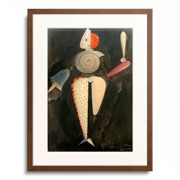 Schlemmer, Oskar 1888-1943."The Abstract, c. 1920.(Figurine for the Triadic Ballet; 1920/22; first perform. Stuttgart 19...