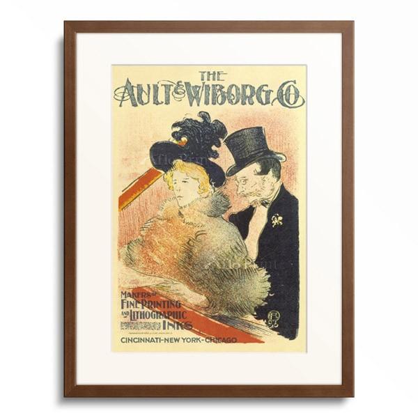 Toulouse-Lautrec, Henri de; 1864-1901."Au Concert", 1896.(Emilienne d’Alencon and Gabriel Tapie de Celeyran at th. Cabar...