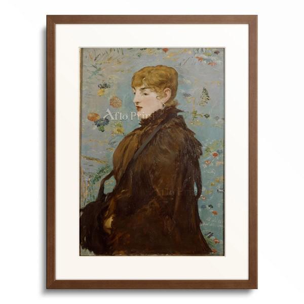 Manet, Edouard 1832-1883."L’automne (Mery Laurent, 1849-1900) ".(Autumn), 1881.Oil on canvas, 73 × 51cm.Nancy, Musee des...