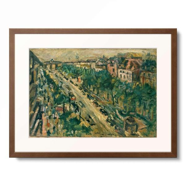 Corinth, Lovis 1858-1925."Berlin, Unter den Linden", 1922.(View from upper level of the Hiller restaurant looking toward...