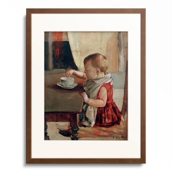 Hodler, Ferdinand 1853-1918."Kind am Tisch" (child at the table),1889.(Hector Hodler, son of the artist with Augustine D...