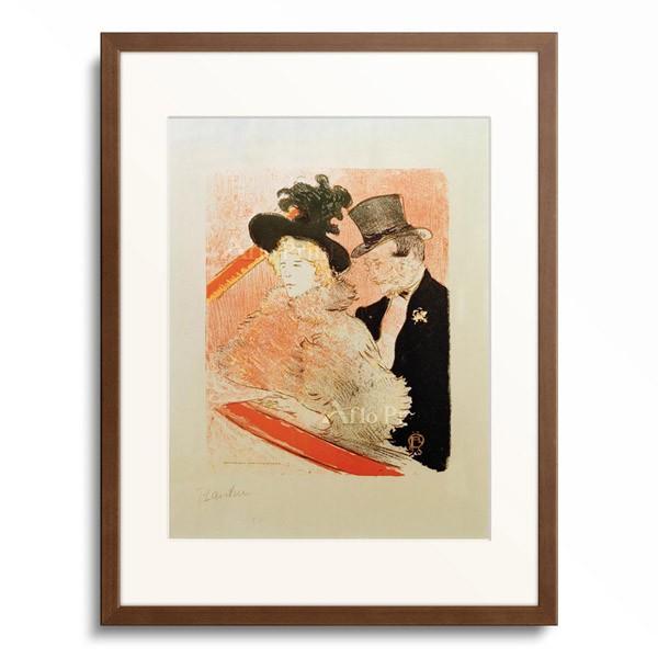 Toulouse-Lautrec, Henri de,1864-1901,French painter."Au Concert" (At the concert), 1896.(Emilienne d’Alencon and Gabriel...