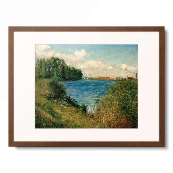 Caillebotte, Gustave 1848-1894."La Seine a Argenteuil" (The Seine near Argenteuil), c. 1885.Oil on canvas, 54.1 × 65.1 c...