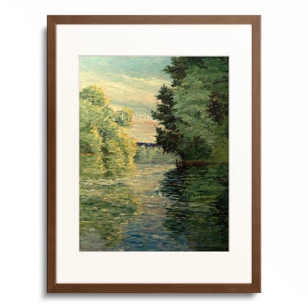 Caillebotte, Gustave 1848-1894."Le petit bras de la Seine pres d’Argenteuil" (Small Tributary of the Seine near Argenteu...