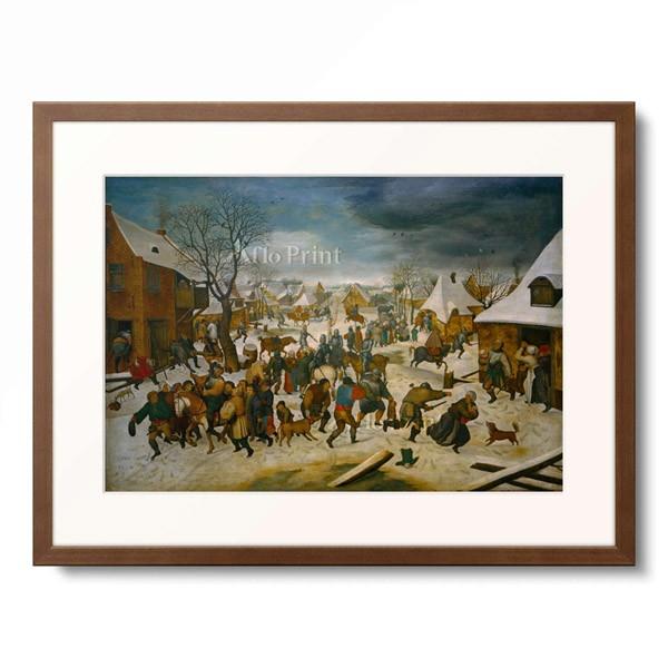 Brueghel, Pieter the Younger 1564-1638."The massacre of the innocents".Oil on wood, 73 × 104 cm.Antwerp, Kgl. Museum voo...