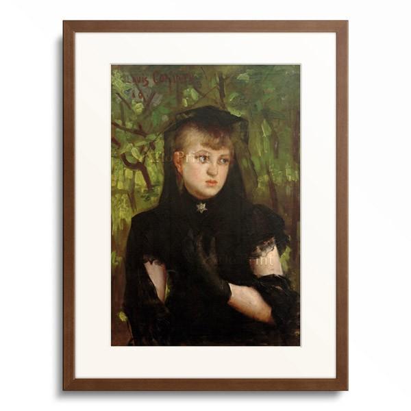 Corinth, Lovis 1858-1925."Portrat Frau Behn" (Portrait of Frau Behn).-Oil on canvas, 90 × 60 cm.Inv. 1082On permanent lo...