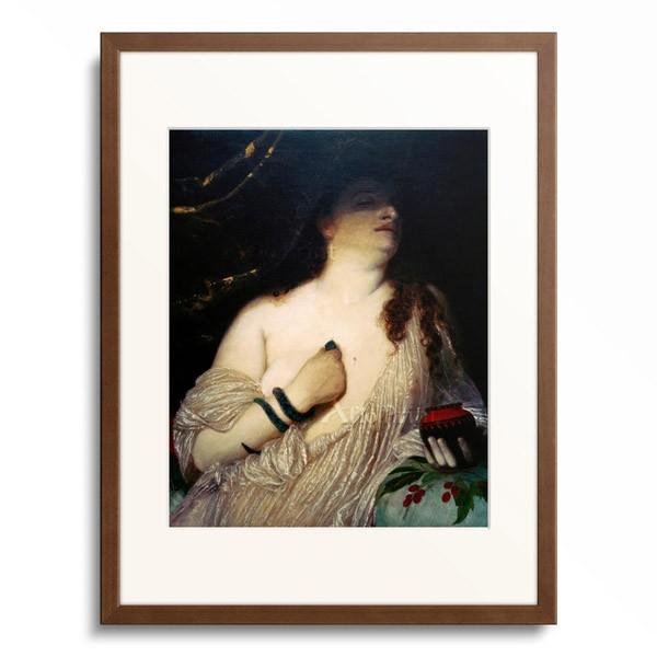 Cleopatra VII Philopator.Egyptian Queen; 69 - 30 BC."Death of Cleopatra".(Suicide of Cleopatra by the selfinflicted bite...