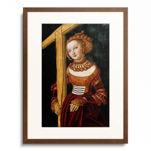 Saint Helena, mother of Constantine the Great.c. 255 - 330/360."Die heilige Helena" ("Saint Helena").Painting, Wittenber...