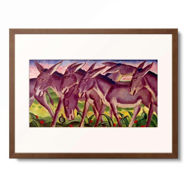 Marc, Franz 1880-1916."Eselsfries" (Donkey Frieze), 1911.Oil on canvas, 81 × 150 cm.On permanent laon from a private col...