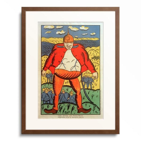 History / World War I / Propaganda.'Look, look, the Vistula river is close by, the Germans are swelling, they'll burst a...