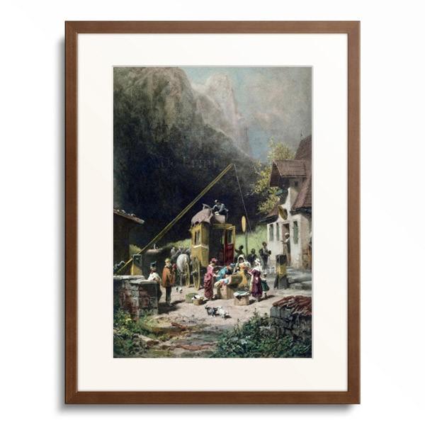 Spitzweg, Carl 1808-1885."Only thoughts are tax-free", circa 1865.Oil on canvas, 47 × 32 cm.(destroyed in 1945; photo ta...