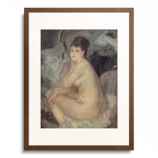 Renoir, Auguste 1841-1919."Female nude", 1876.Oil on canvas, 92 × 73cm.Moscow, Pushkin Museum.