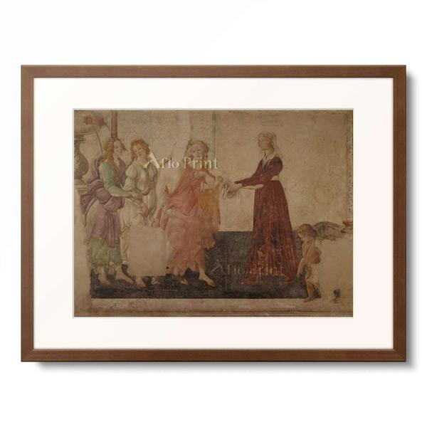 Botticelli, Sandro (orig. Alessandro Filipepi), 1445-1510."Giovanna Tornabuoni (?) and the Three Graces before Venus", c...