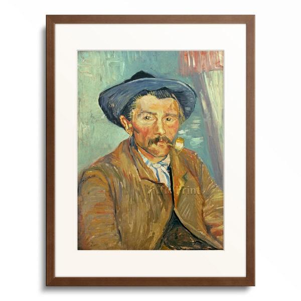 Gogh, Vincent van 1853-1890."Man with pipe", December 1888.Oil on canvas, 62 × 47cm.Merion (Pa), the Barnes Foundation.