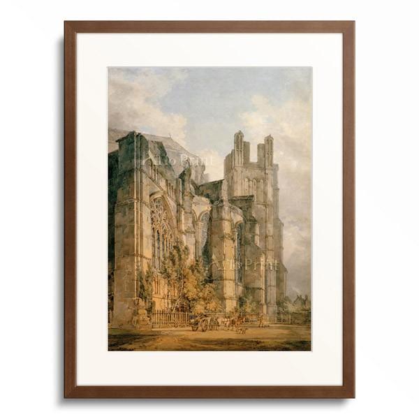 Turner, William 1775-1851."St Anselm’s Chapel at the cathedral of Canterbury and the Thomas-a-Becket’s Crown, 1794.Penci...