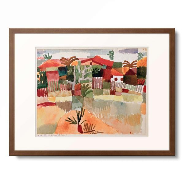 Klee, Paul 1879-1940."St. Germain near Tunis" 1914.(Tunesia 1914).Watercolour on Italien Ingres,18.5 × 24cm.Collection A...