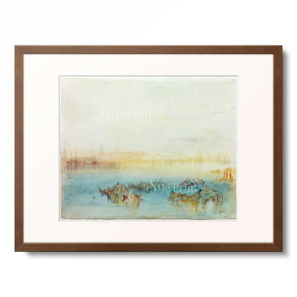 Turner, William 1775-1851."Venice: The Riva degli Schiavoni from the Channel to the Lido" , c. 1840.Water colours, gouac...