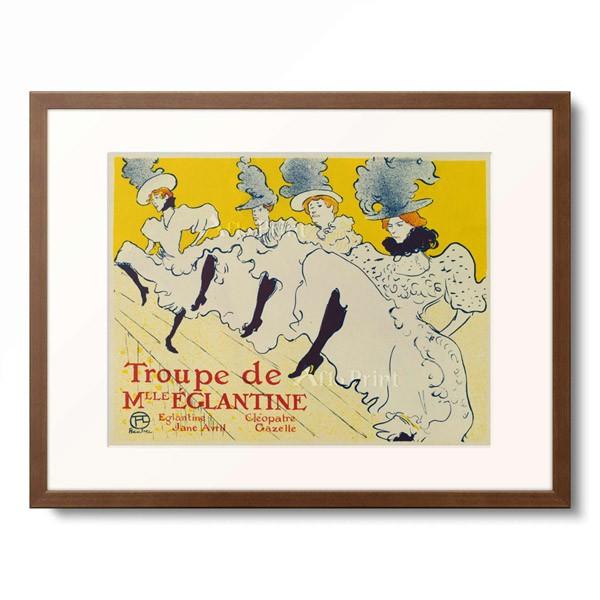 Toulouse-Lautrec, Henri de 1864-1901."Troupe de Mlle. Eglantine / Eglantine / Jane Avril / Cleopatre / Gazelle"1896.Post...