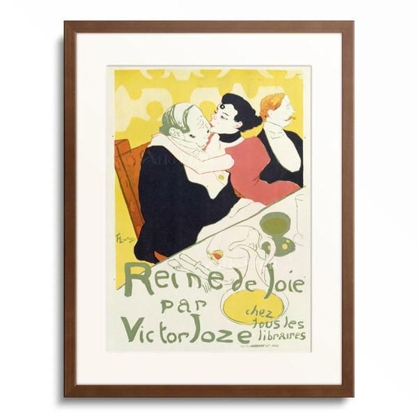 Toulouse-Lautrec, Henri de; 1864-1901."Reine de Joie", 1892. Poster for the novel "Reine de Joie, Moeurs du Demi Monde" ...