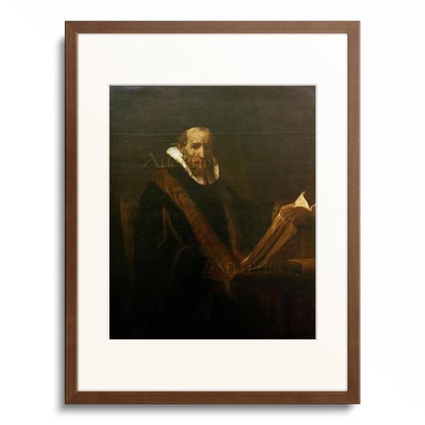 Rembrandt, Harmensz van Rijn 1606-1669."Portrait of Johannes Cornelisz. Sylvius (?) ", 1644.(Johannes Cornelisz. Sylvius...