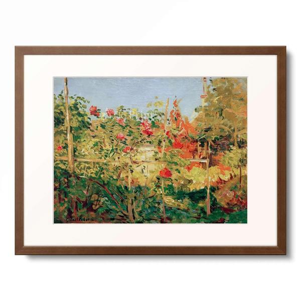 Caillebotte, Gustave French painter, 1848-1894."Jardin a Trouville" (Garden in Trouville), 1882.Oil on canvas, 27.5 × 35...
