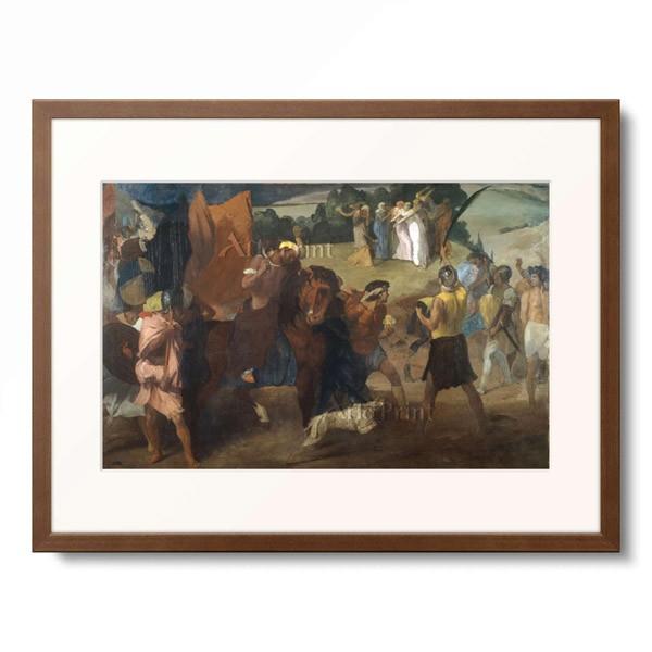 Degas, Edgar 1834-1917."The Daughter of Jephthah", 1861/64.(Jephthah’s daugher going to meet her father; - Judges 11,38)...