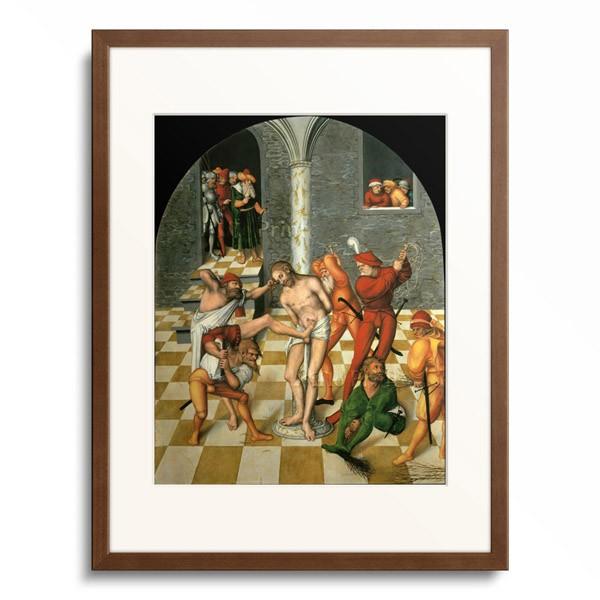 Cranach, Lucas th. E.. 1472-1553."The Flagellation of Christ", 1538.Oil on oakwood, 108 × 84 cm.Inv. no. 6354Vienna, Kun...