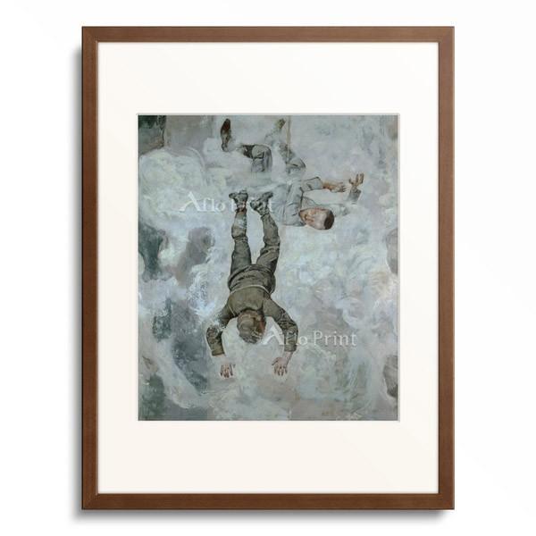 Hodler, Ferdinand. 1853-1918."Absturz IV" (The Fall IV), 1894. Oil on canvas, 210 × 180 cm. From the series "Aufstieg un...