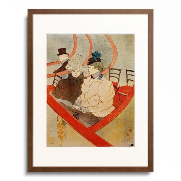 Toulouse-Lautrec, Henri de 1864-1901."La grande loge" (The grand theatre box), 1896/97. (Madame Armande (right), owner o...