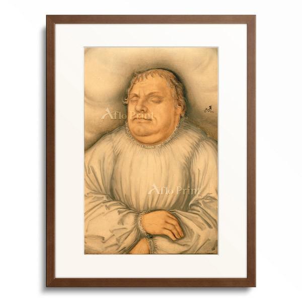 Martin Luther, religious reformer; Eisleben 10.11.1483 -ibid. 18.2.1546."Bildnis Martin Luthers auf dem Totenbett" ("Lik...