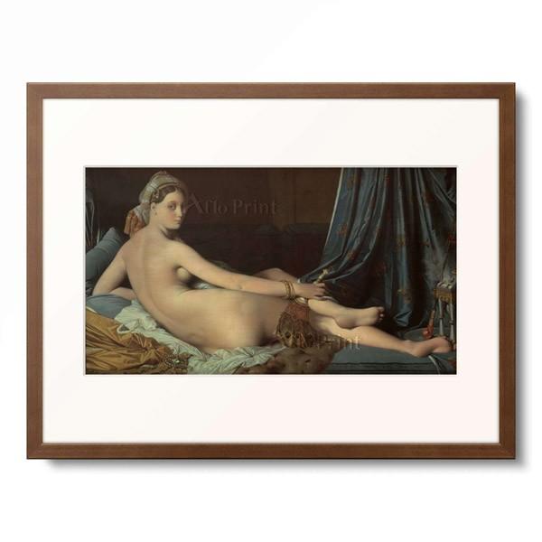 Ingres, Jean-Auguste-Dominique,1780-1867,French painter."The Grand Odalisque", 1814.Oil on canvas, 91 × 162 cm.Paris, Mu...