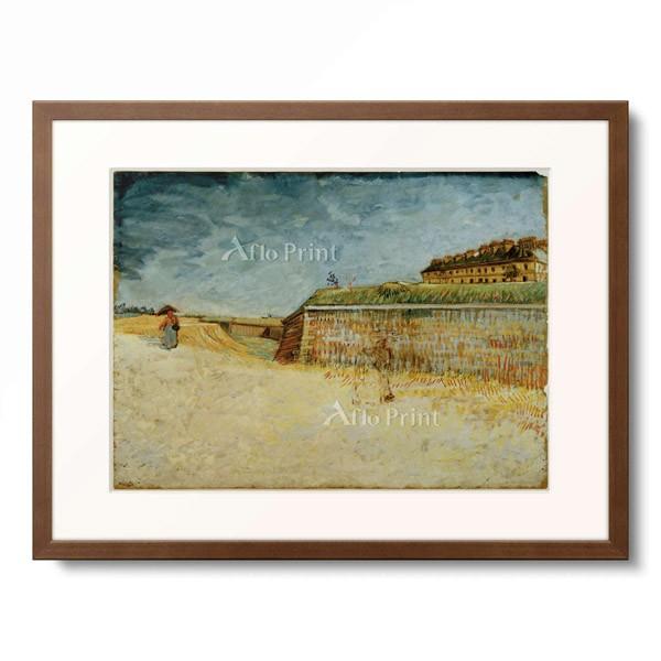 Gogh, Vincent van 1853-1890."The Fortification of Paris",summer 1887.Watercolor on paper,39.5 × 53.5cm.Manchester, Whitw...