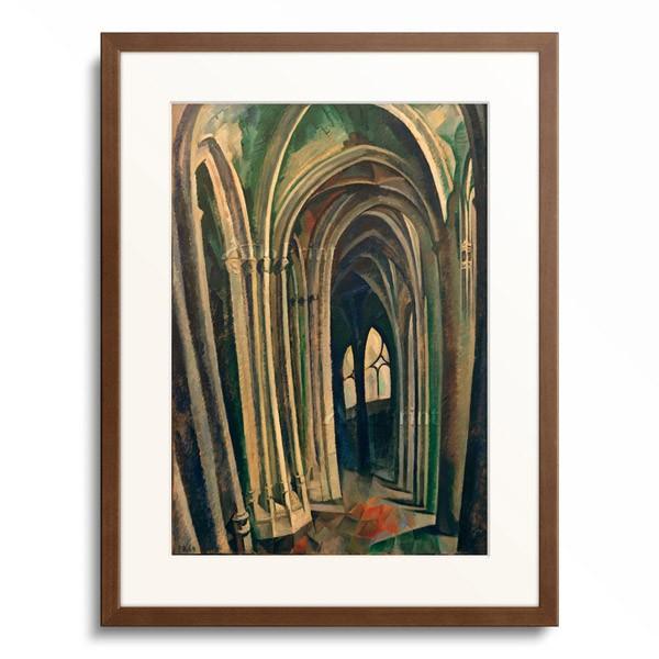Delaunay, Robert French artist; 12.4.1885 - 25.10.1941."Saint-Severin No. 1", 1909.Oil on canvas, 117 × 83 cm.Privately ...