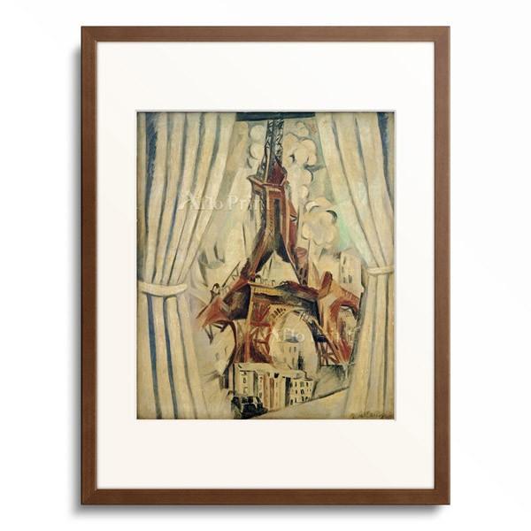 Delaunay, Robert French artist; 12.4.1885 - 25.10.1941."La tour aux rideaux" (Eiffel Tower with curtains), 1910.Oil on c...