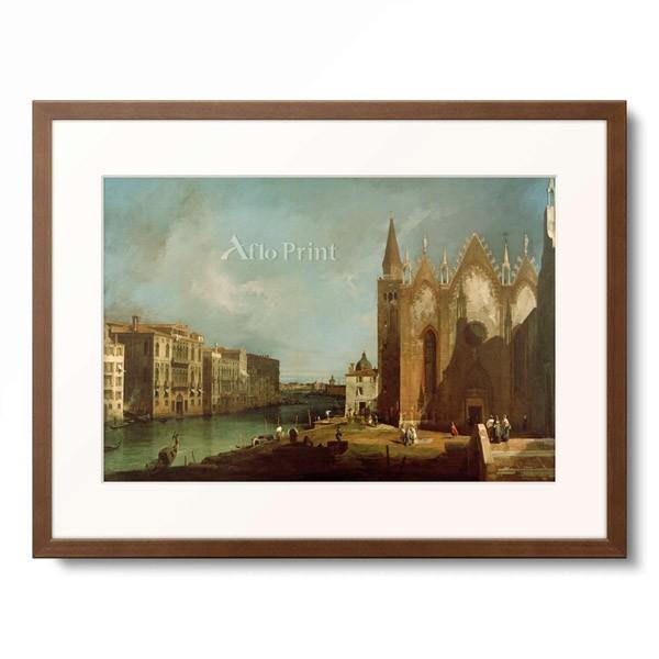 Canaletto (Giovanni Antonio Canal), 1697-1768,Italian painter."Il Canal Grande da Santa Maria della Carita, verso il Bac...