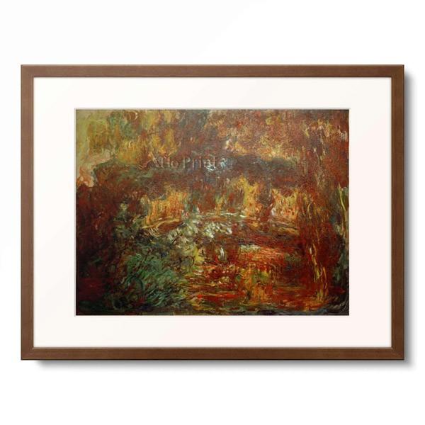 Claude Monet; 1840-1926."Le pont japonais" (The Japanese Bridge), circa 1920/22. (Bridge in the garden of the artist in ...