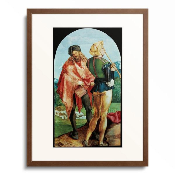 Durer, Albrecht 1471-1528."Piper and Drummer", 1504.(Exterior of the right wing of the Epiphany altar created for Witten...