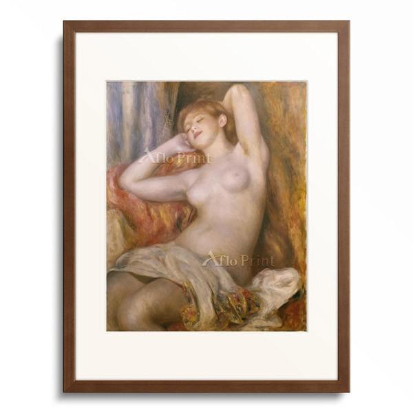 Renoir, Auguste 1841-1919."La Dormeuse" (Sleeping woman), 1897.Oil on canvas, 81 × 63cm.Winterthur, Oskar Reinhart Colle...