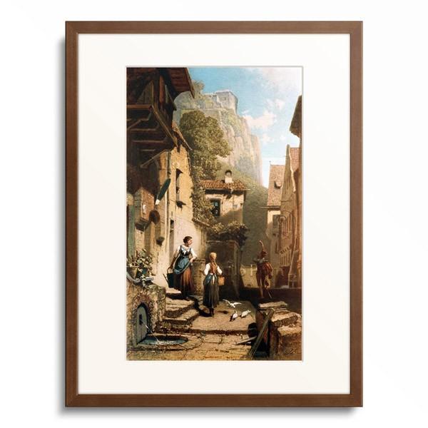 Spitzweg, Carl 1808-1885.The Hussar.Type 1875 - Early 1880s,Oil on canvas, 53.9 × 32.2 cm,signed at lower left: "S" in a...