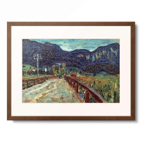 Kandinsky, Wassily 1866-1944."Kochel - Die Brucke" (Kochel - The Bridge), 1902.Oil on canvas, 30 × 45cm.Amsterdam, Stede...
